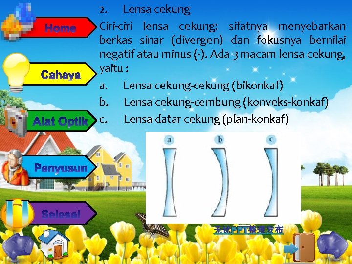CAHAYA ALAT OPTIK PPT CAHAYA A Pengenalan Cahaya
