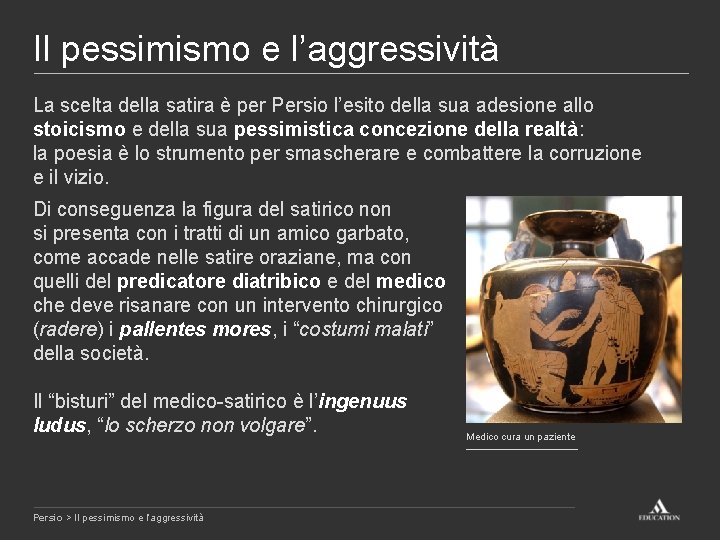 Persio Biografia e produzione Aulo Persio Flacco nasce