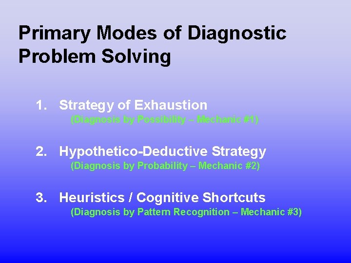 Demystifying Core Issues in Clinical Diagnosis Mark C