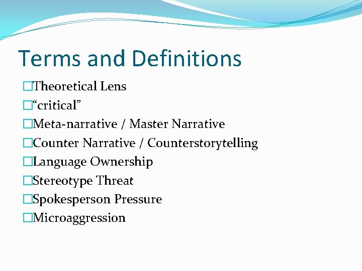 A New Song Critical Race Theory CRT Perspectives