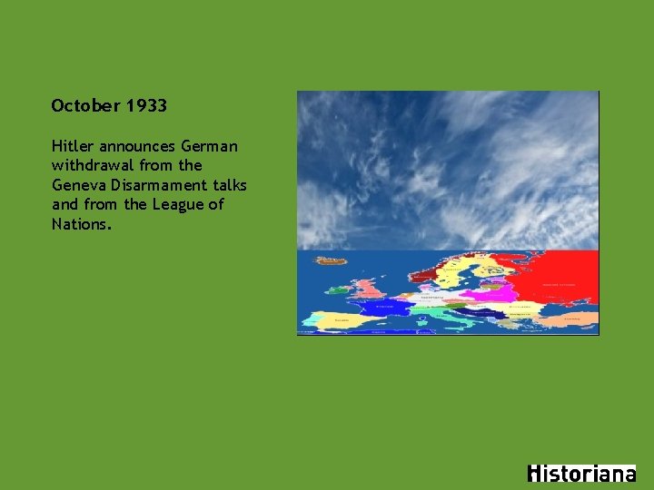 Europe in 1930 When the Treaty of Versailles