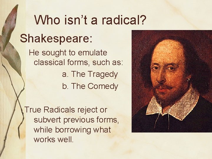 What is Radical Poetry I must create a