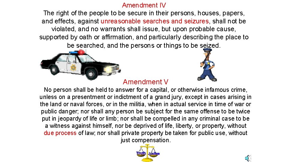 The Bill of Rights Amendment I Congress shall