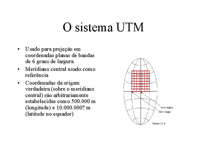Georeferenciamento e projeo de sistemas de coordenadas Georeferenciamento