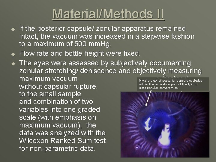 Analysis of Intraoperative Capsular Trauma Induced by a
