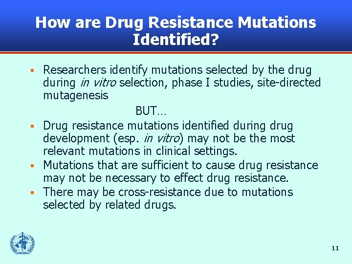 HIV Drug Resistance Training Module 6 Sequencing Interpretation