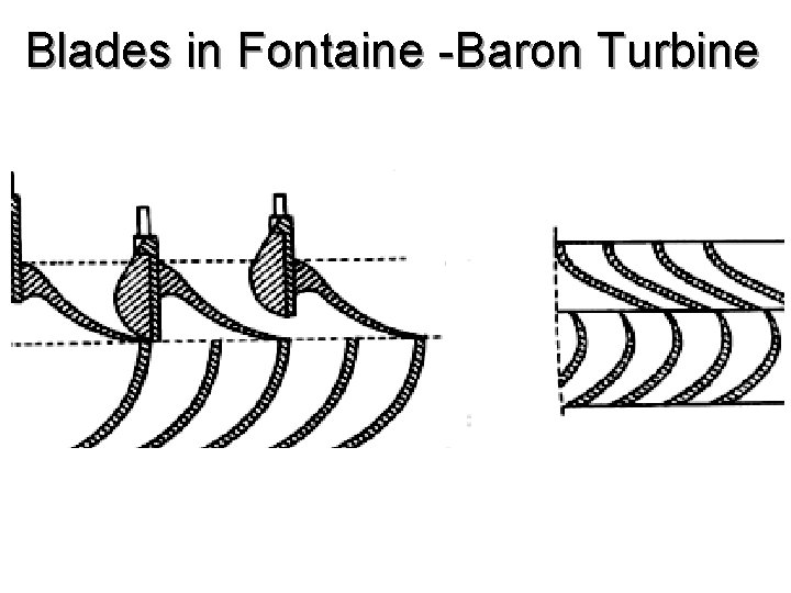 Water Turbines u Primarily in France u Types