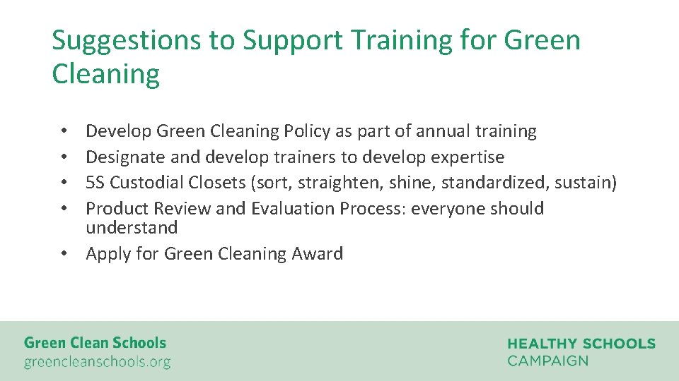 5 Steps to Green Cleaning in Schools Step