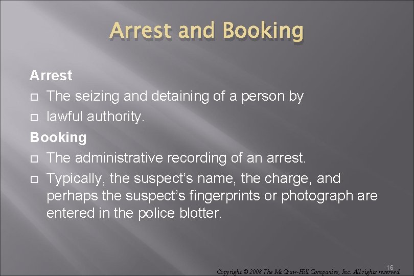 CHAPTER ONE Crime and Justice in the United