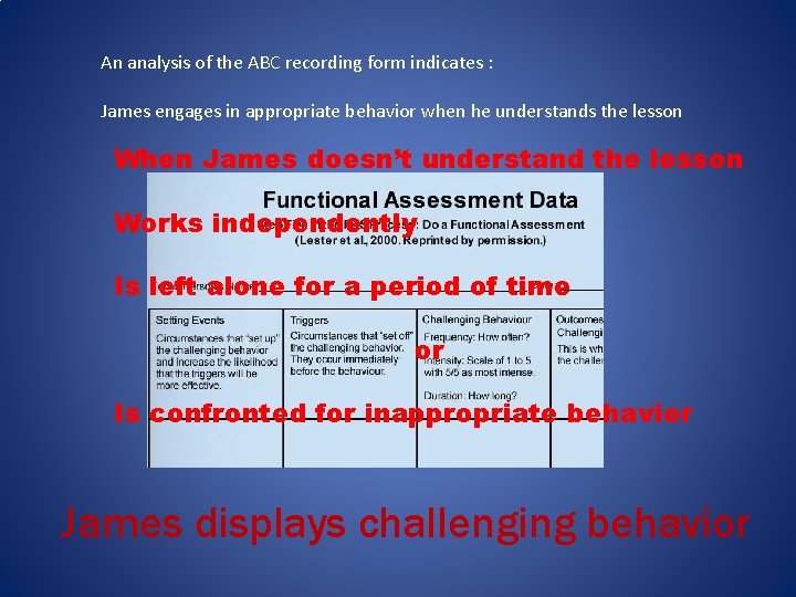 James Case Study James is a 3 rd