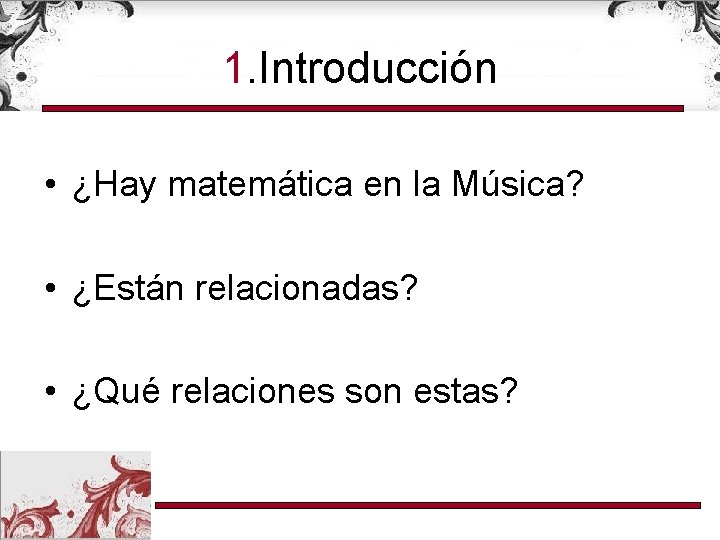 Relaciones entre la Msica y las Matemticas Vctor