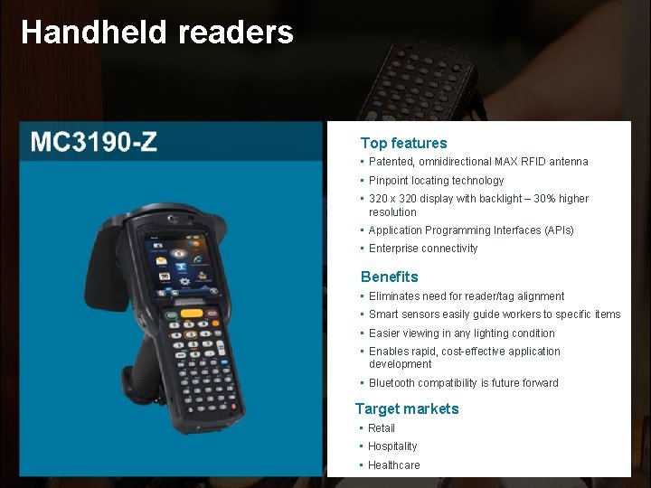 DATA CAPTURE SOLUTIONS RFID PORTFOLIO PRESENTATION APRIL 2016