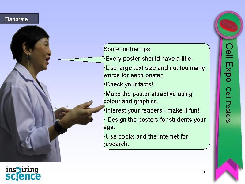 Cell Expo Cell Posters Episode 2 Objectives Cell