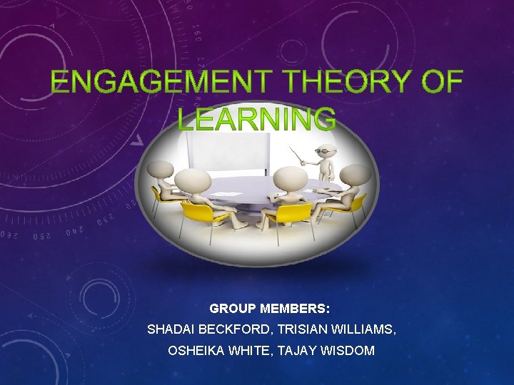 GROUP MEMBERS SHADAI BECKFORD TRISIAN WILLIAMS OSHEIKA WHITE