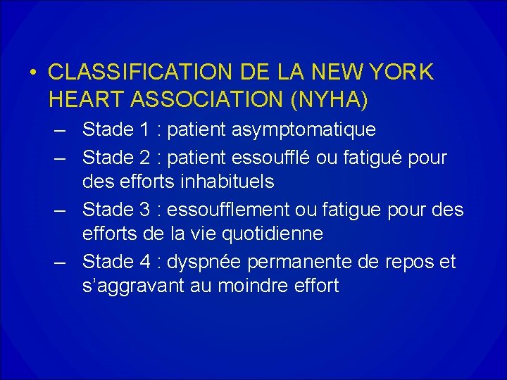 INSUFFISANCE CARDIAQUE ET VALVULOPATHIES INSUFFISANCE VENTRICULAIRE ...