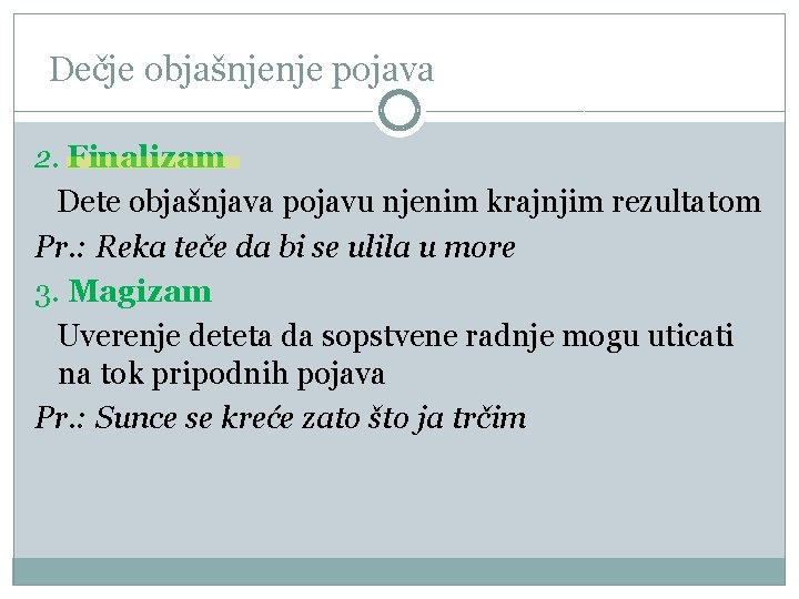 PIJAEOVA TEORIJA KOGNITIVNOG RAZVOJA Novo shvatanje inteligencije prema