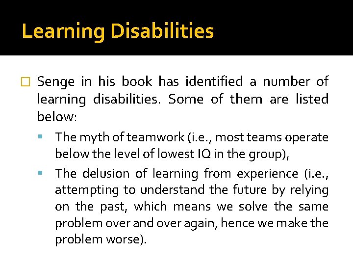 Unit 19 Learning Organisations Unit 19 Introduction Concept