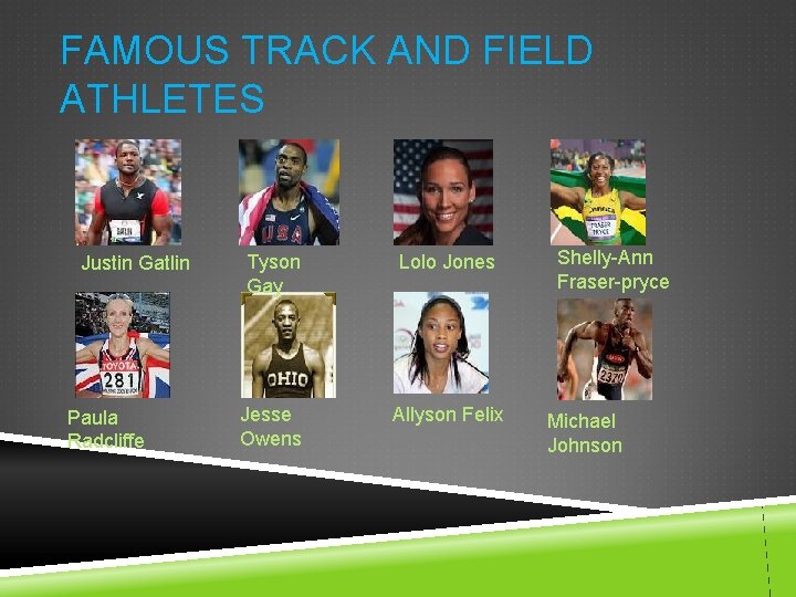 TRACK AND FIELD Prepared by Nikita Patel WHAT