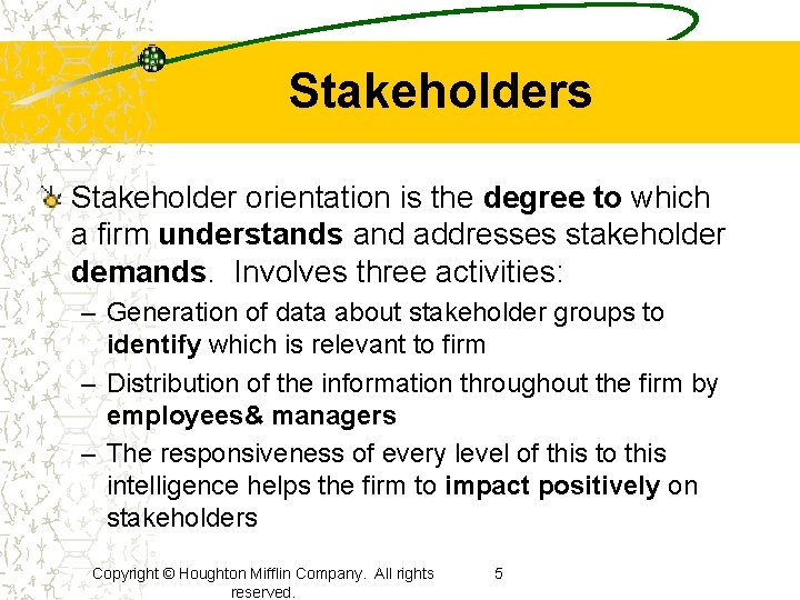 Chapter 2 Stakeholder Relationships Social Responsibility and Corporate