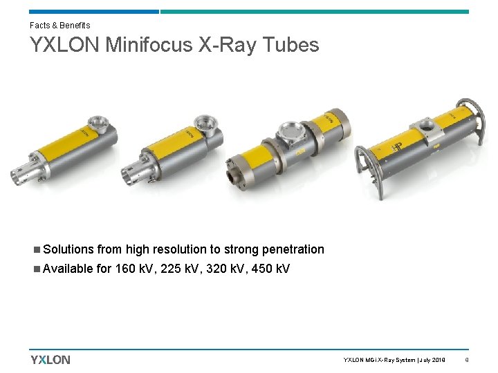 YXLON MGi Xray system Extremely versatile unipolar and