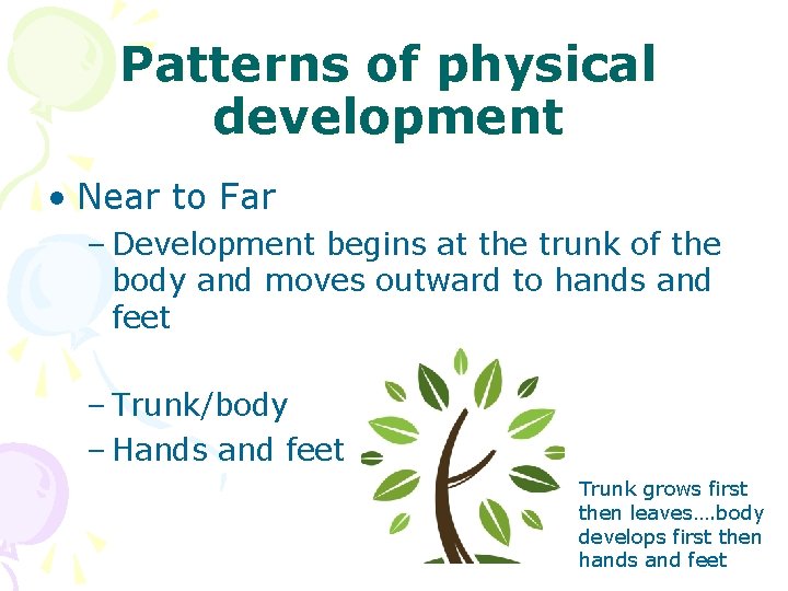 PCD Objective 4 01 Understand physical development care