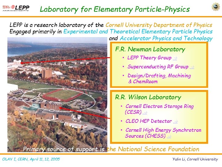Brief Overview of Research Activities at Laboratory for