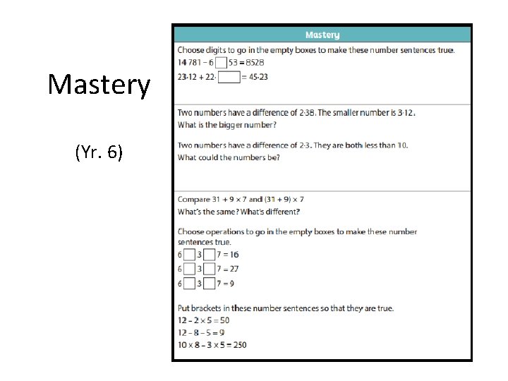 Maths Curriculum Evening 2015 The New National Curriculum