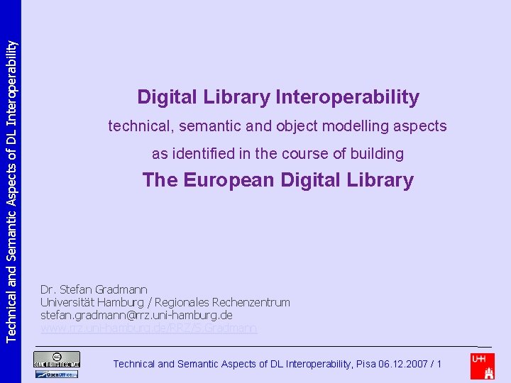 Technical and Semantic Aspects of DL Interoperability Digital