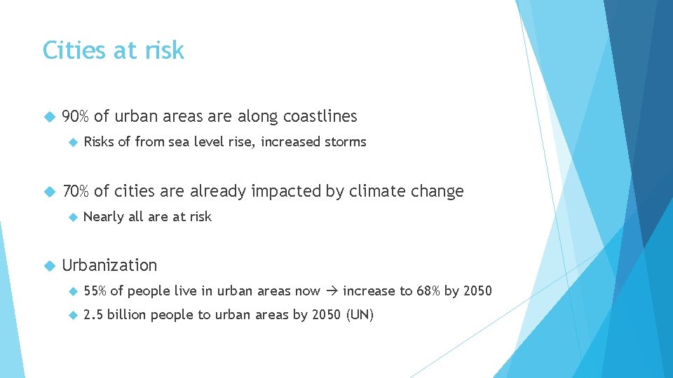 Technology for Cities to Combat Climate Change Impacts