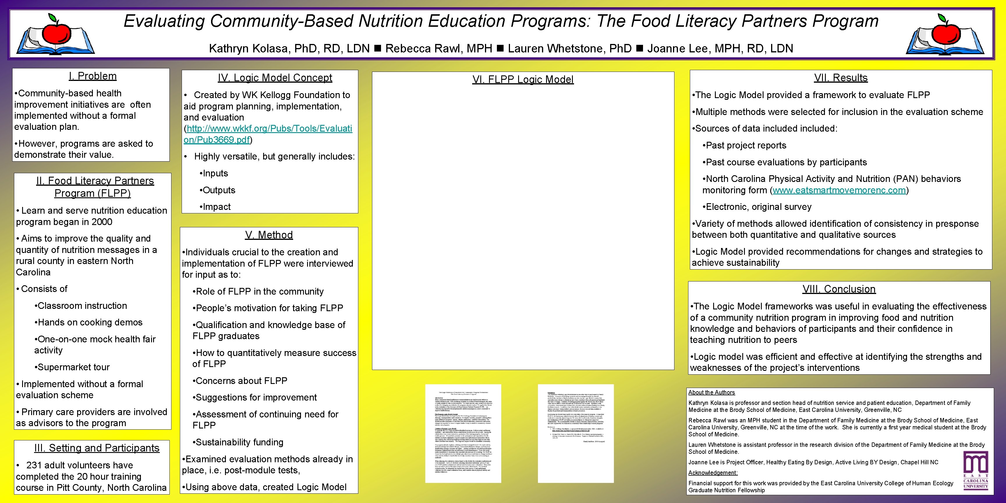 Evaluating CommunityBased Nutrition Education Programs The Food Literacy