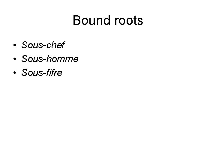 Bound roots Ludique relatif au jeu Volcanique relatif