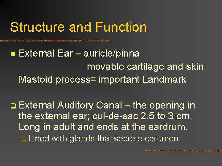 Ears Nose Mouth Throat Ears Summary of any
