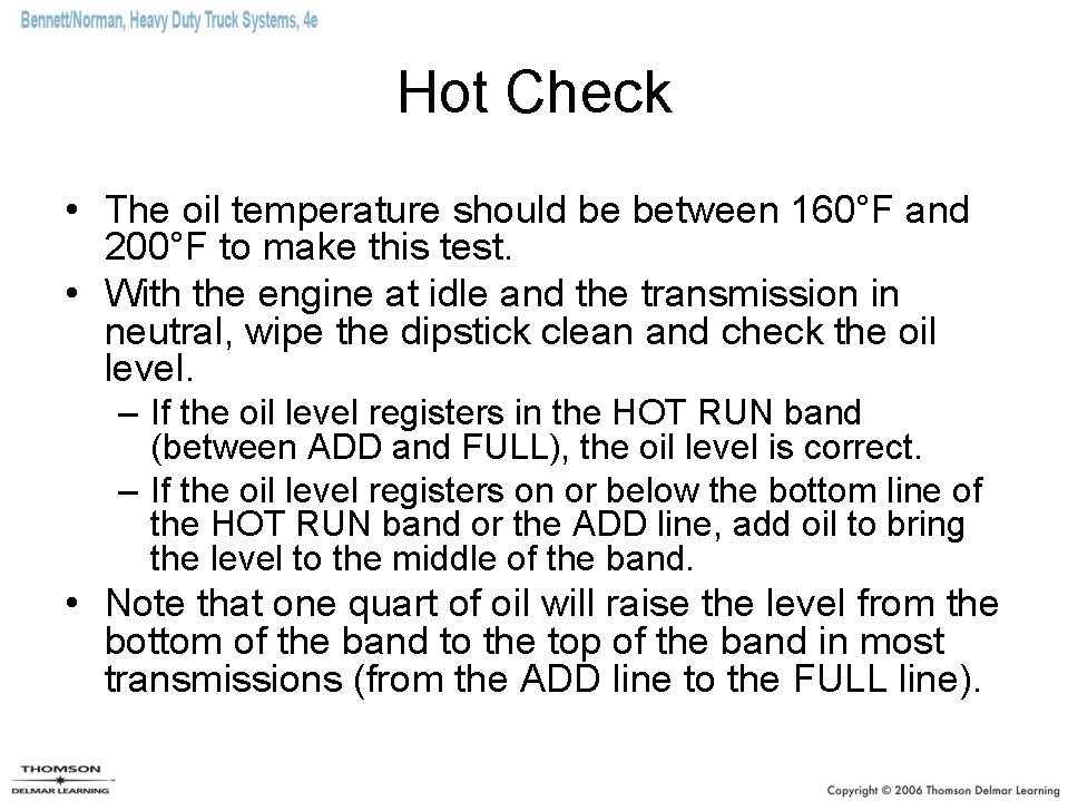 Chapter 19 Automatic Transmission Maintenance Objectives 1 of
