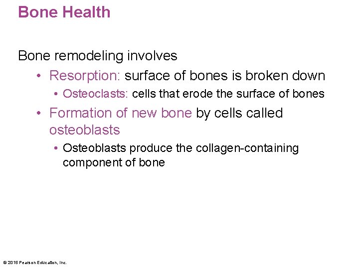 Chapter 9 Lecture Nutrients Involved in Bone Health