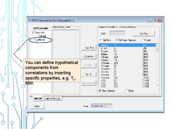 ASPEN HYSYS TUTORIAL ADVANCED THERMODYNAMICS 8 TH SEMESTER