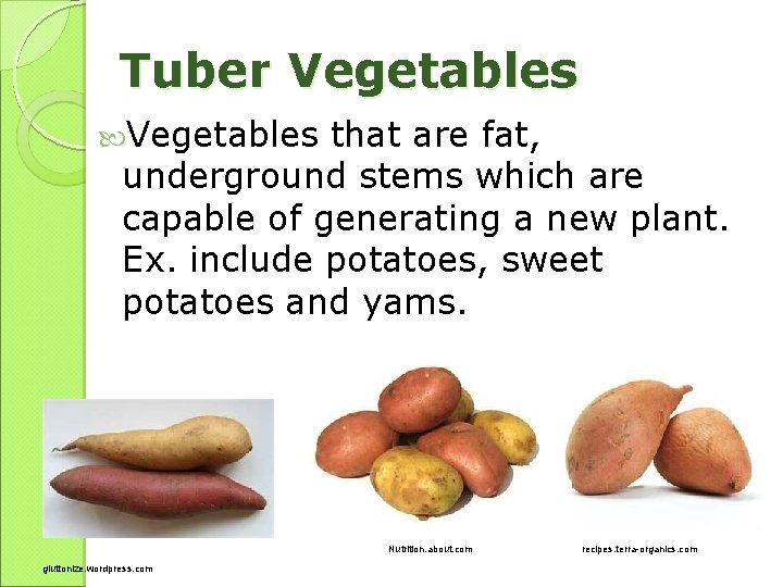 Culinary Arts Vegetables curiousphotos blogspot com 1 Objectives