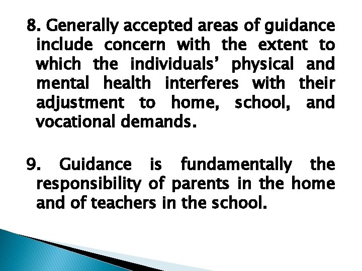 BASIC PRINCIPLES OF GUIDANCE ANGELICA E ILAGAN JOYCE