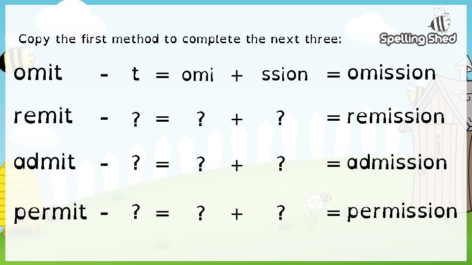 Stage 4 List 21 The suffix ion becomes