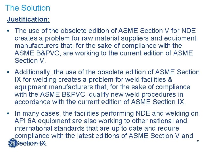 API Spec 6 A ASME Section V And