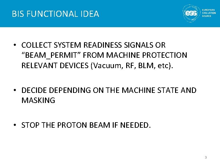 ESS Beam Interlock System Angel Monera Martinez www