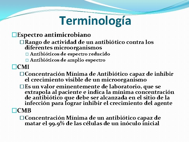 Interpretacin de las Pruebas de Susceptibilidad Antibacterianas Dr