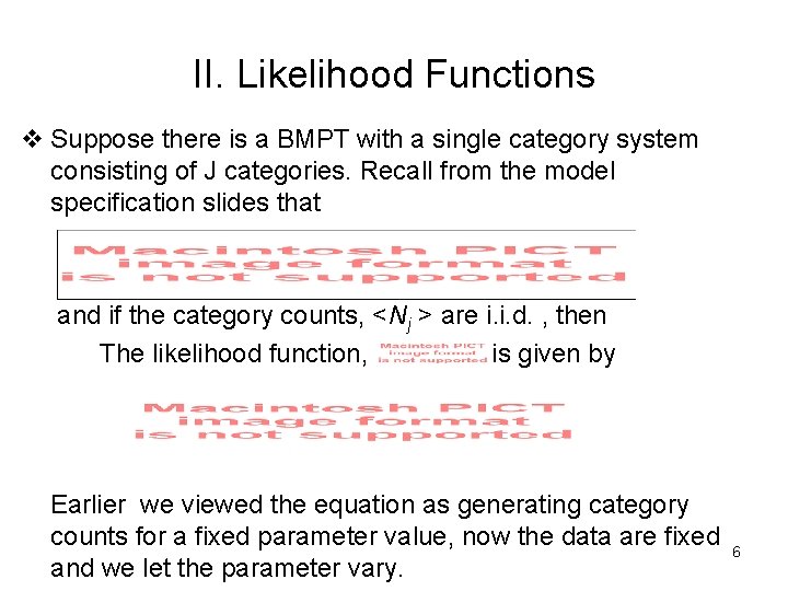 Part 2 Statistical Inference for MPT Models I