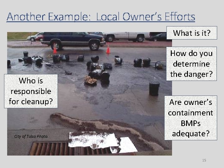 How to Identify and Report Illicit Discharges GCSA