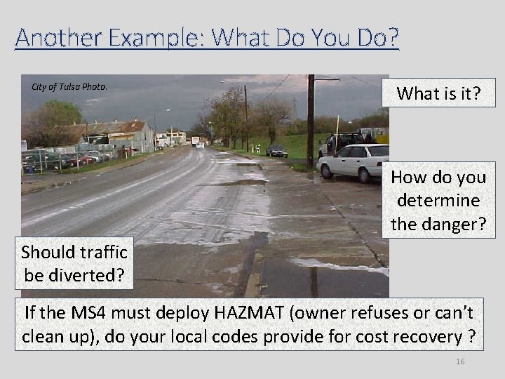 How to Identify and Report Illicit Discharges GCSA