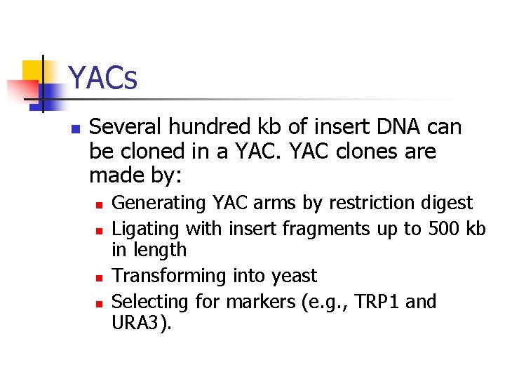Recombinant DNA cloning technology Chapter 7 DNA cloning