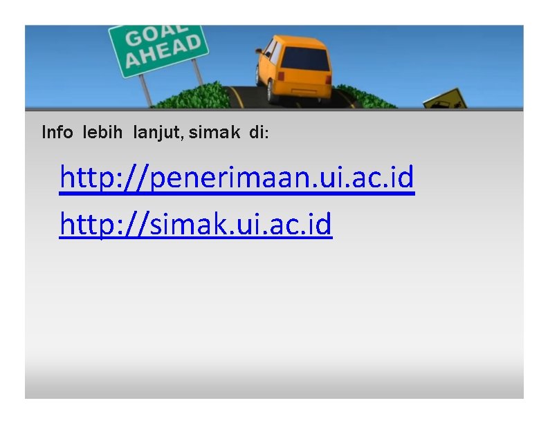 2014 Pilihannya apa saja Peta Target di UI