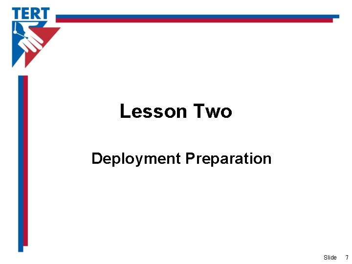 Team Leader Training 1 Slide Lesson One Introduction