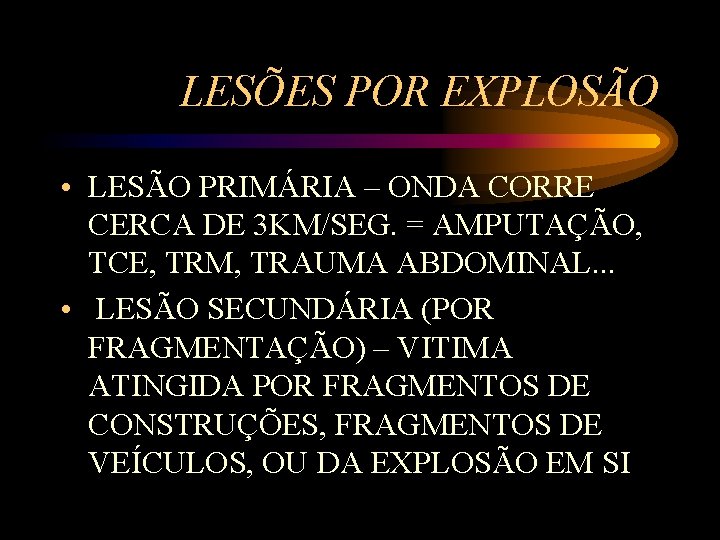 CINEMTICA DO TRAUMA OU BIOMEC NICA DO TRAUMA