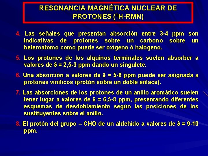 RESONANCIA MAGNTICA NUCLEAR DE PROTONES 1 HRMN RESONANCIA