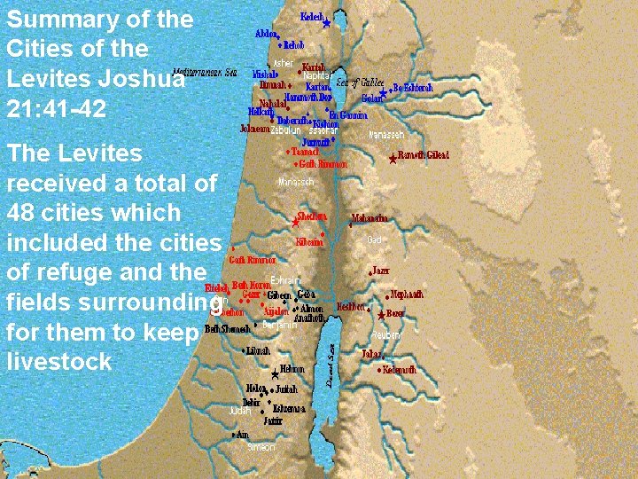 Lesson 7 Joshua 20 24 Inheritance for the